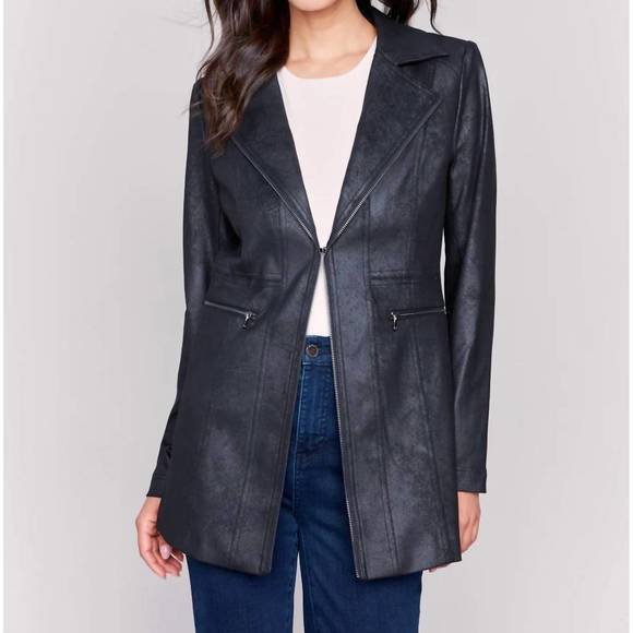 CHARLIE B | Jackets & Coats | New Charlie B Vintage Leather Long Jacket ...